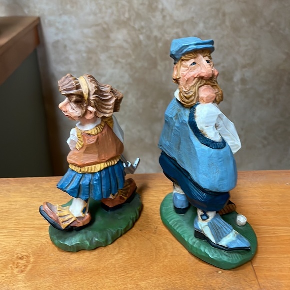 David Frykman Portfolio | Accents | Vintage Golfer Figurines Man And ...